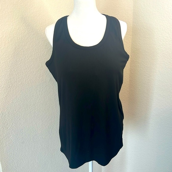 32 Degrees | Tops | 32 Cool Black Racerback Tank With Builtin Shelf Bra ...